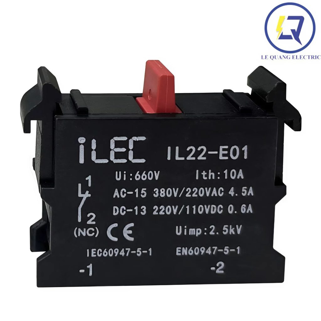 ILEC IL22-E01: TIẾP ĐIỂM ILEC IL22-E01 1NC – Thiết bị điện ilec